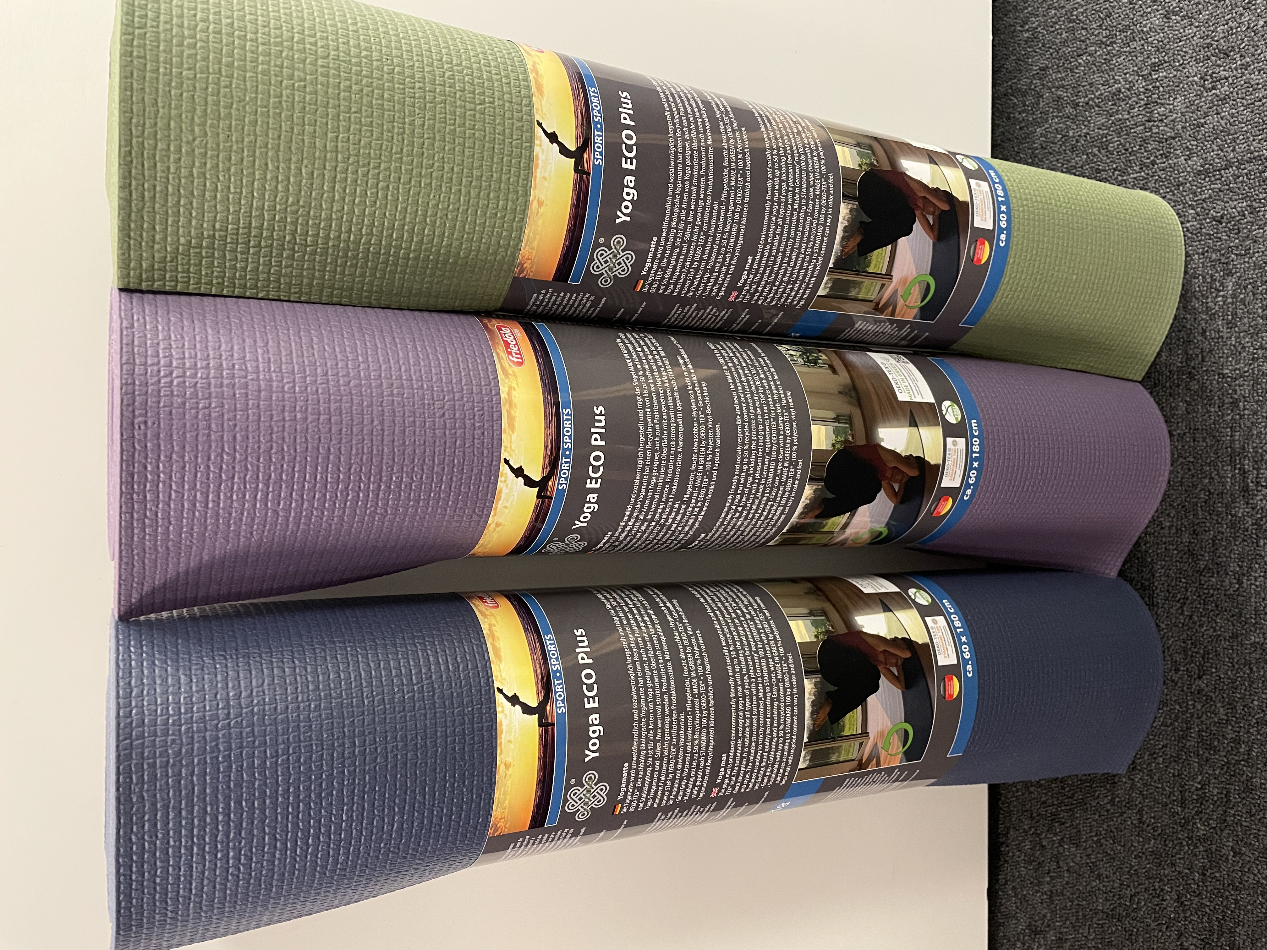 Friedola Yogamatte Eco Plus Vintage Purple Sage - Mystica